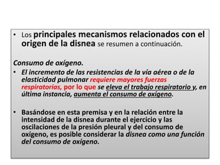 DISNEA definicion y manejo em medicina d | PPTX