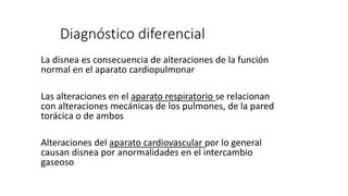 Disnea respiratoria | PPTX