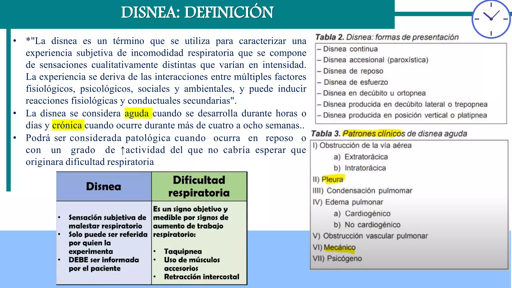 DISNEA Y DOLOR PLEURITICO | PPTX