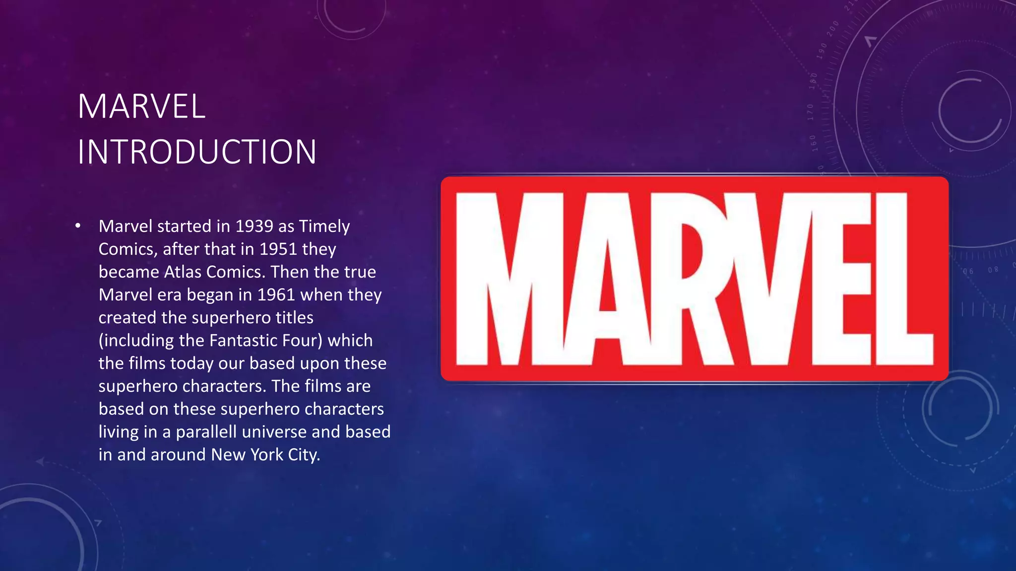 Disney and marvel presentation | PPTX