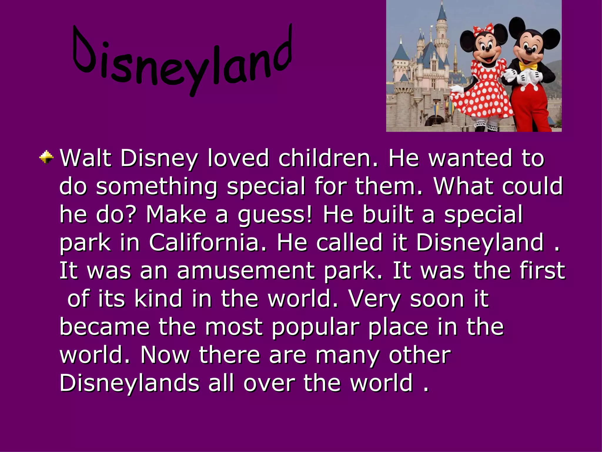 Walt Disney | PPS