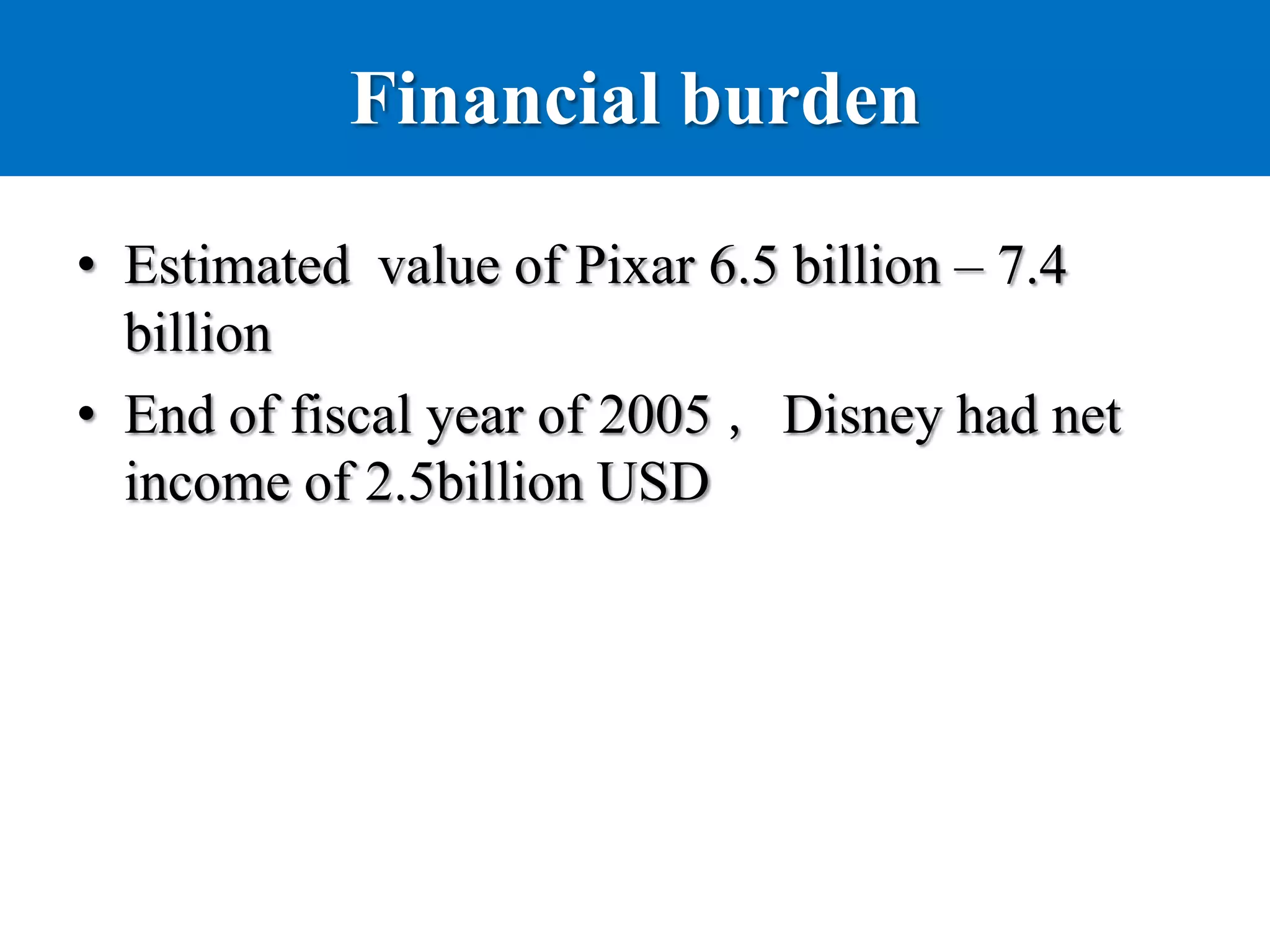 Disney Pixar case study | PPTX