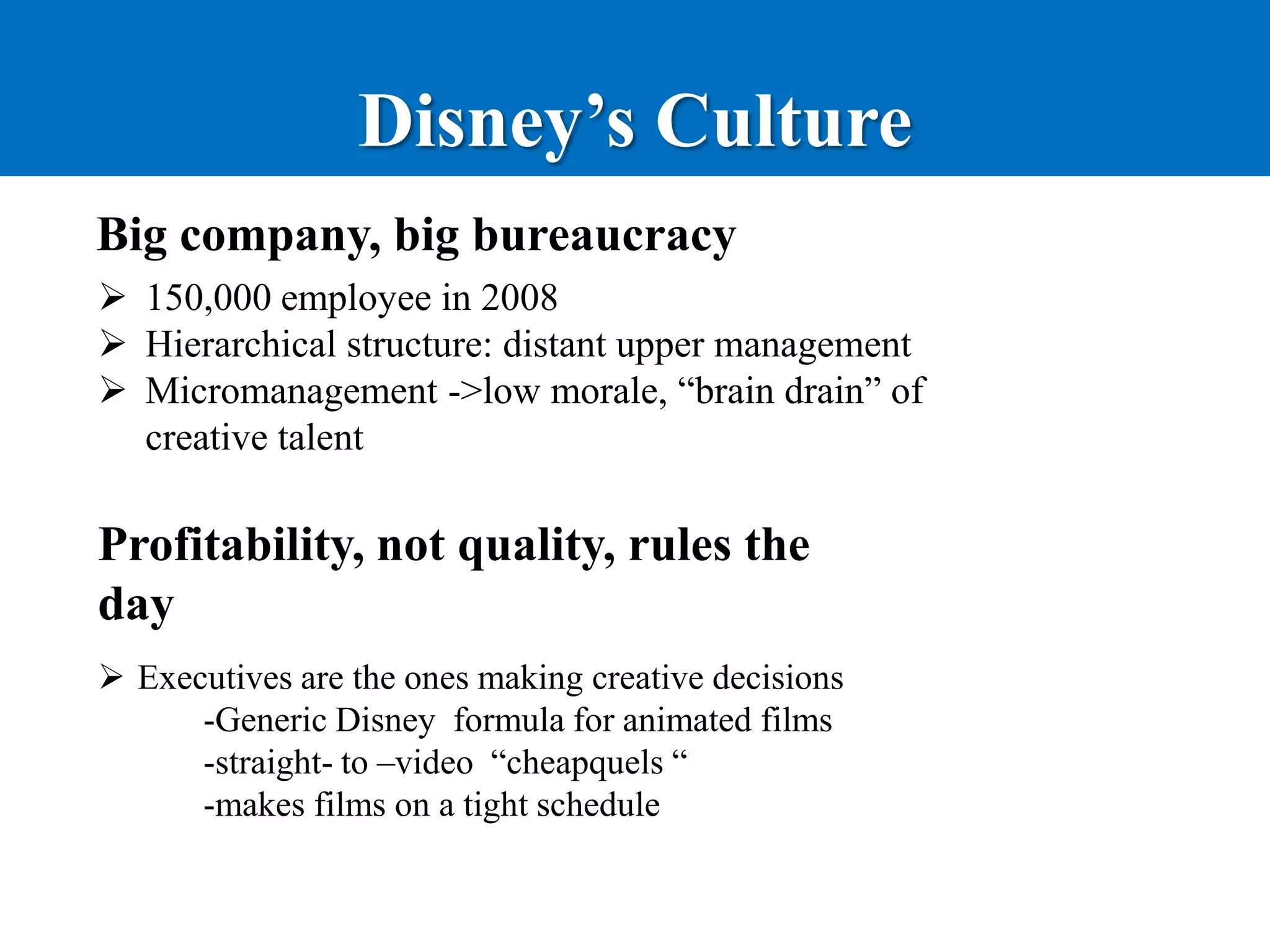 Disney Pixar case study | PPTX