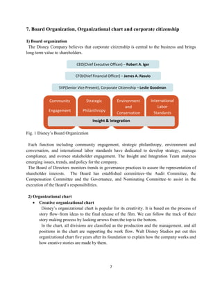 Research report of the Walt Disney Company | PDF