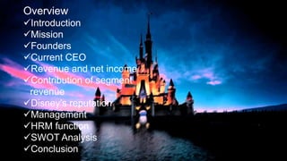 Human Resource Management At Disney | PPTX