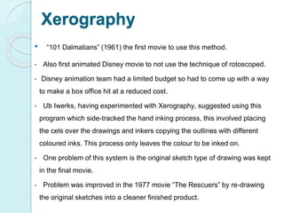 Disney animation throughout their most popular films | PPTX