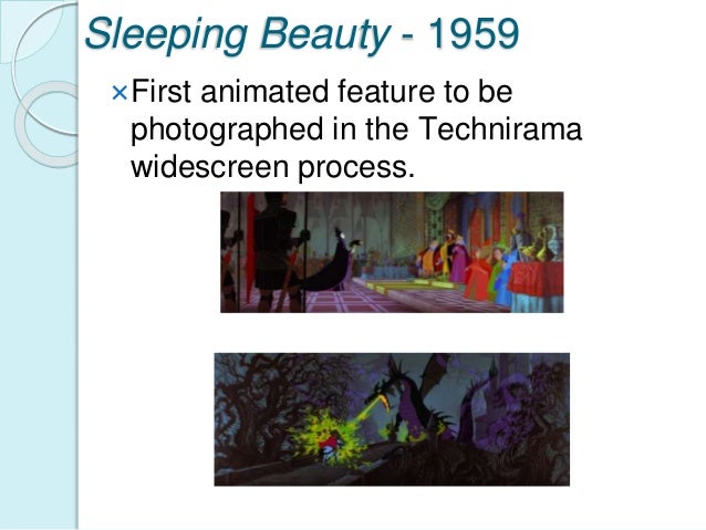 Disney animation throughout their most popular films