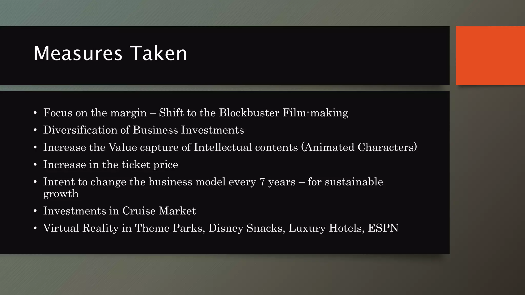 Disney Business Strategy | PPTX | Business | Business and Finance