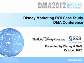 Disney: The Magic of Marketing Mix Analytics & Optimization | PPSX