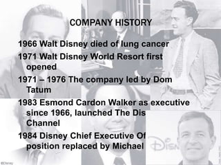 Walt disney Strategic Management | PPTX