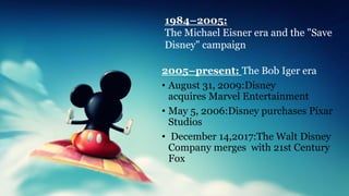 Disney mini case study | PPT