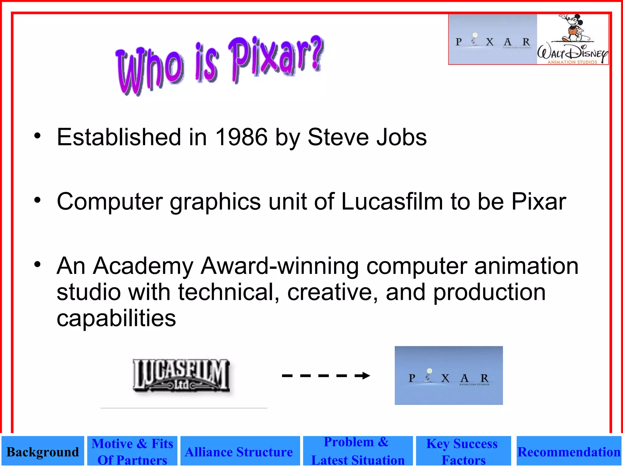 Disney pixar ppt.332194447 | PPT | Free Download
