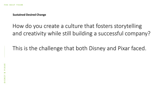Disney vs. Pixar: A Tale of Creative Leadership | PPTX