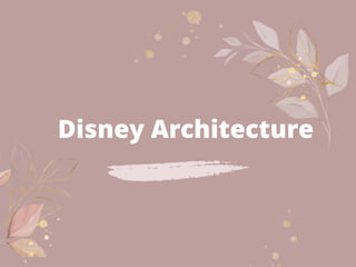 Análisis de la arquitectura de disney. En los partes de todo el mundo ...