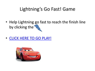 Disney cars things | PPTX