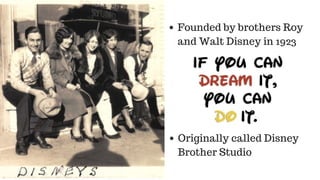 Disney Marketing Excellence Case Study | PPT