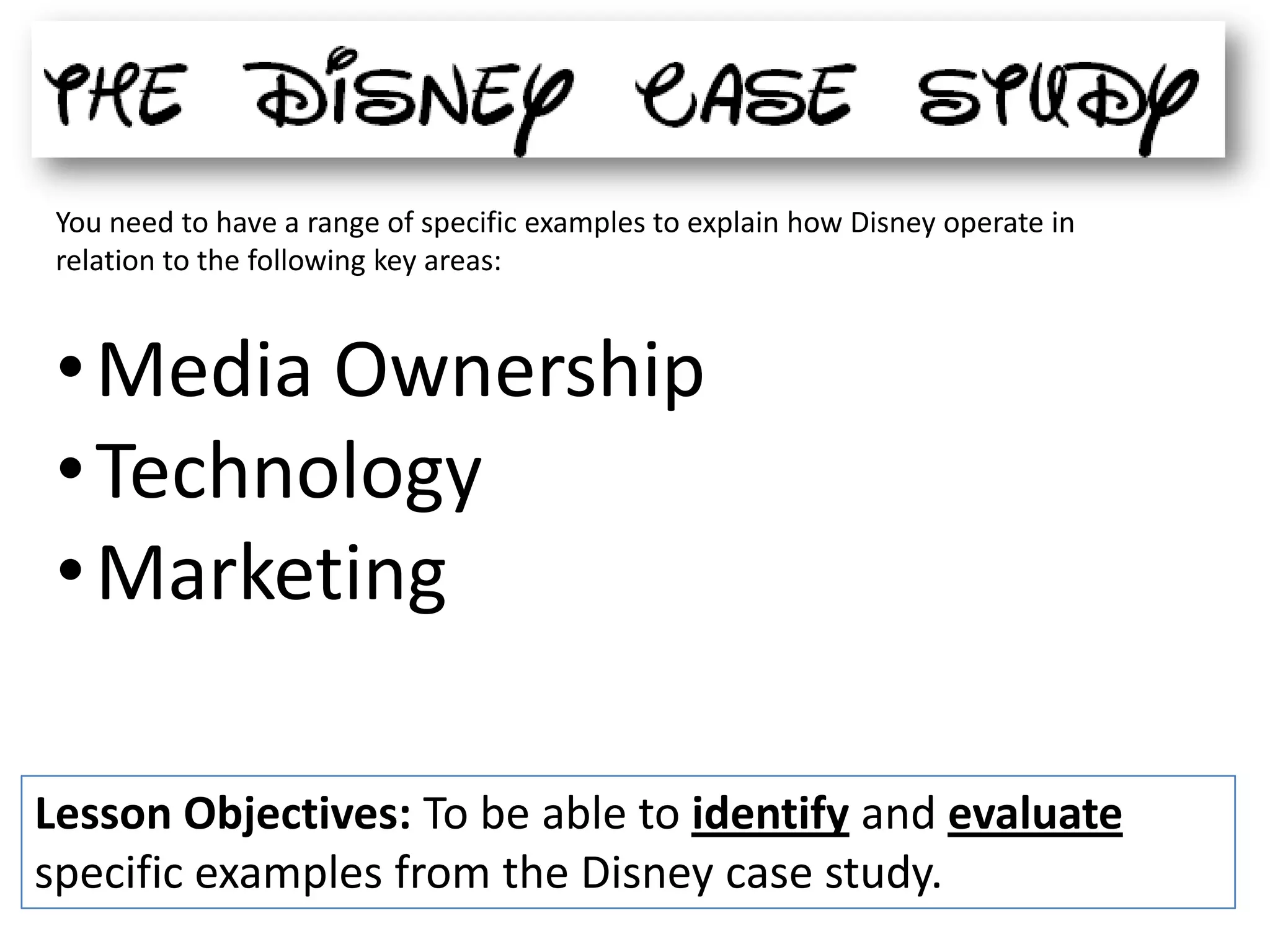 Disney case study | PPTX