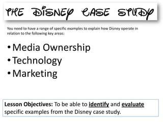 Disney case study | PPTX