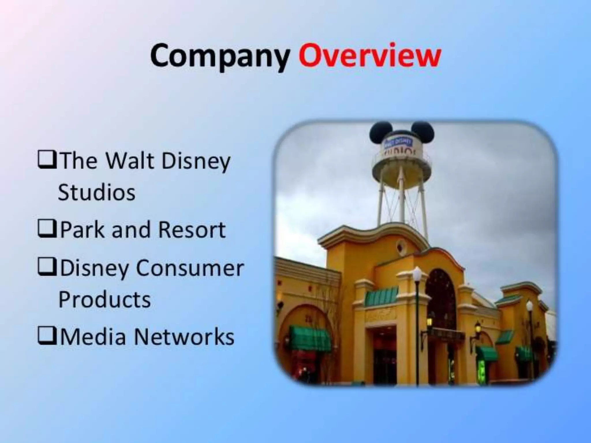 Disney Case Study | PPTX