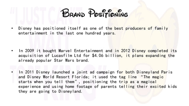 Disney case study | PPT