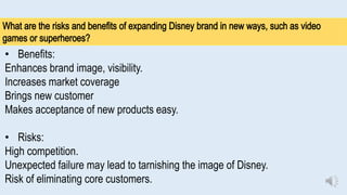 Disney case study by Kanad Barua | PPTX