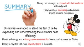 Disney case study by Kanad Barua | PPTX