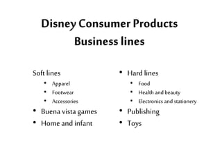 Disney cnsumer products | PPT