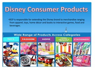 Disney consumer product | PPTX