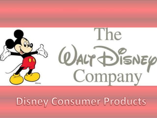 Disney consumer product | PPTX