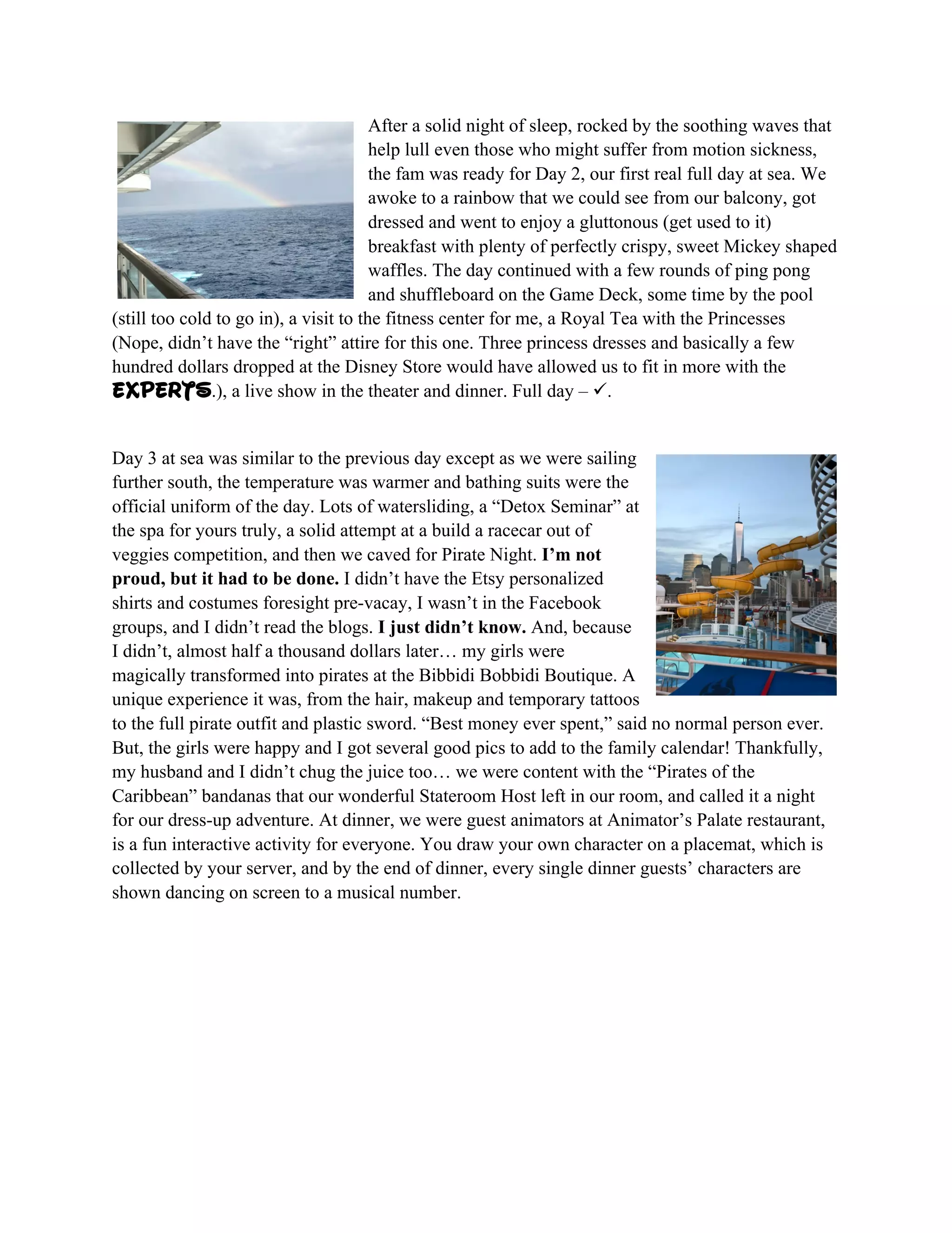 Disney Cruising As an Amateur | PDF