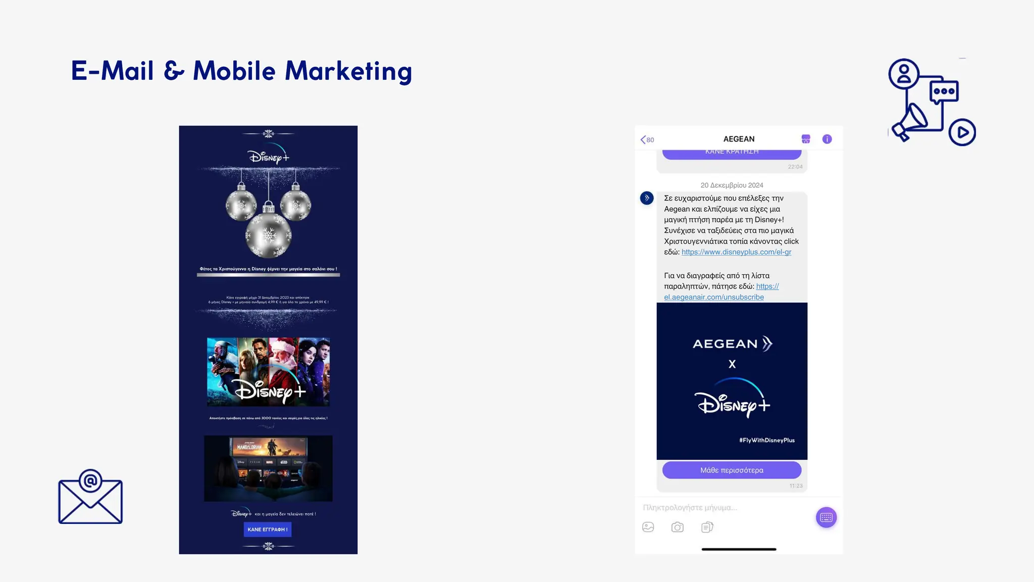 A complete digital marketing strategy presentation for Disney+. | PPTX
