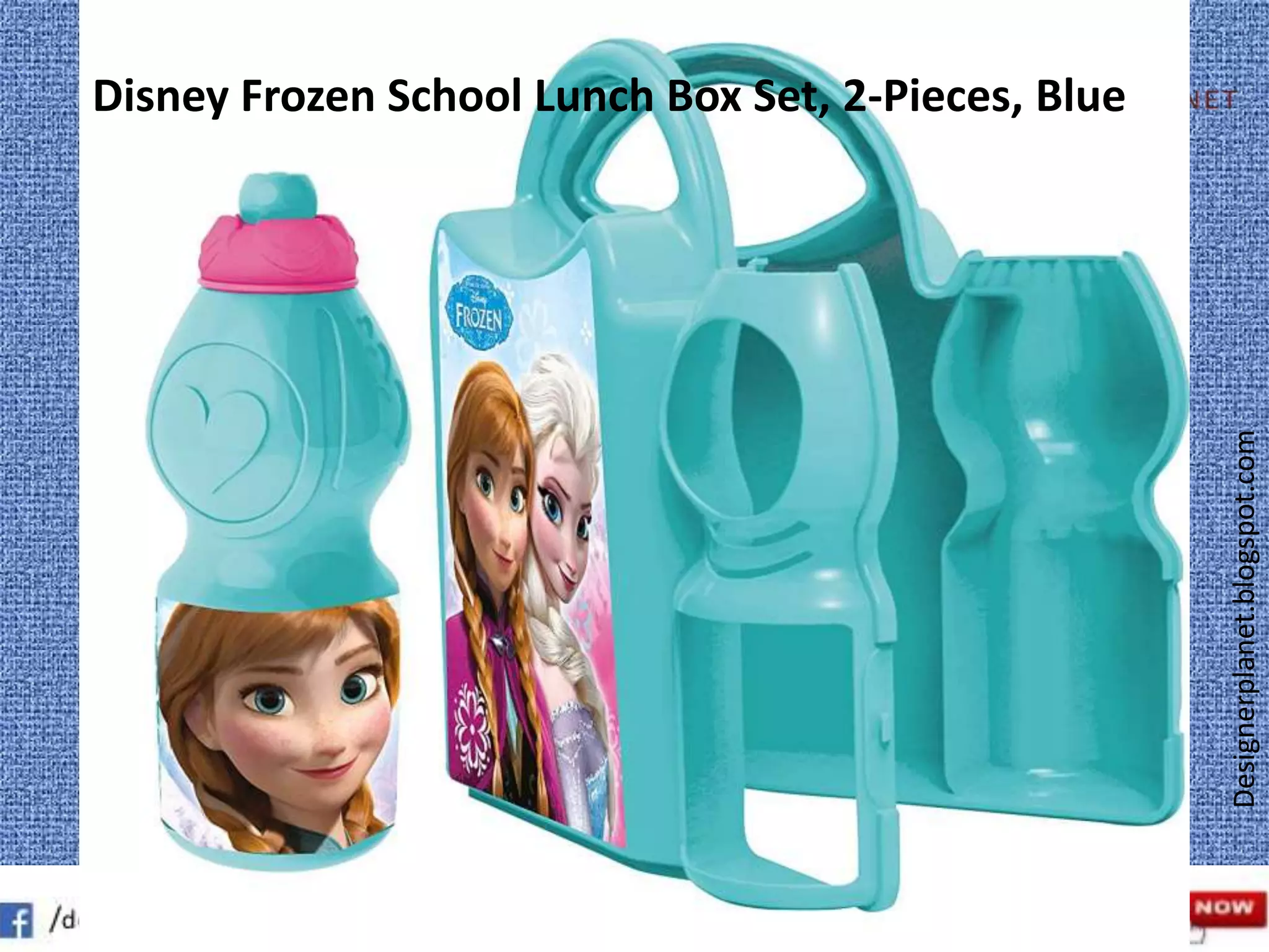 Disney Frozen Lunch Box Set Anna Elsa Disney Frozen Lunch Box Anna ...