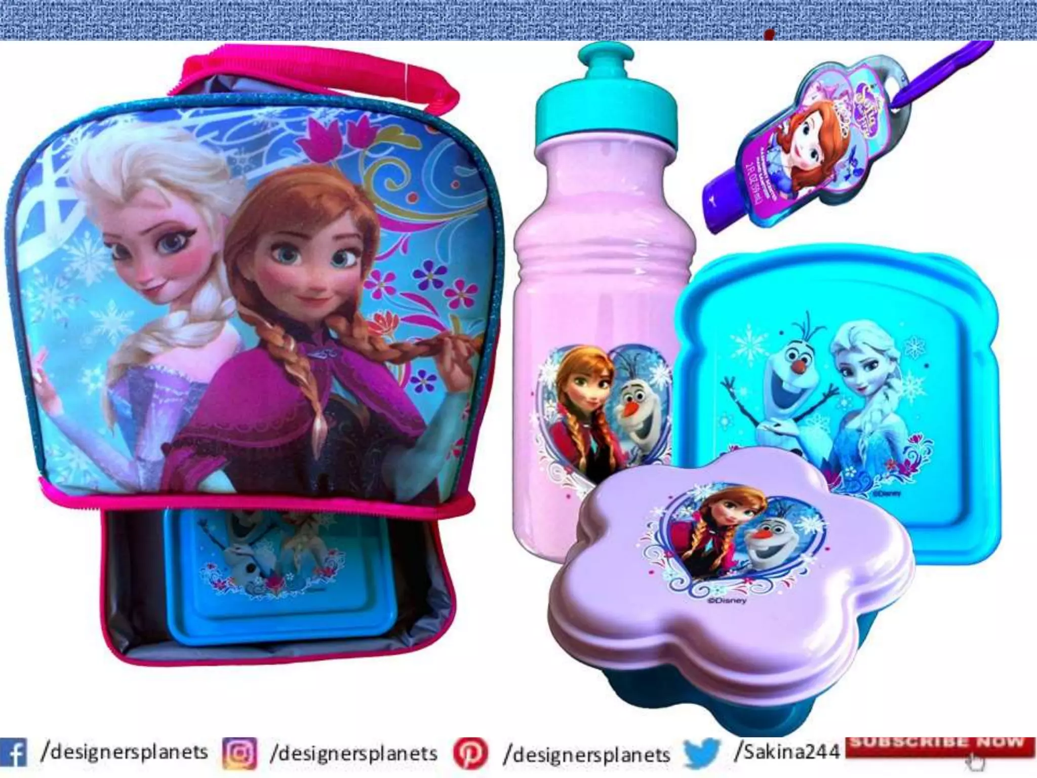 Disney Frozen Lunch Box Set Anna Elsa Disney Frozen Lunch Box Anna ...