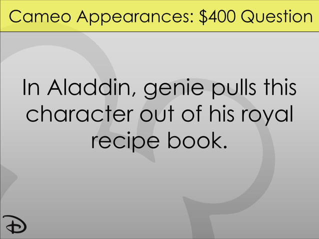 Disney Jeopardy (Updated) | PPTX