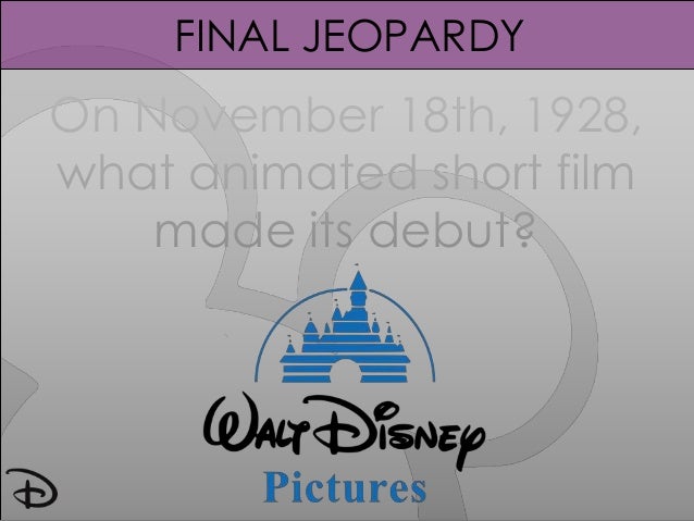 Disney Jeopardy (Updated)