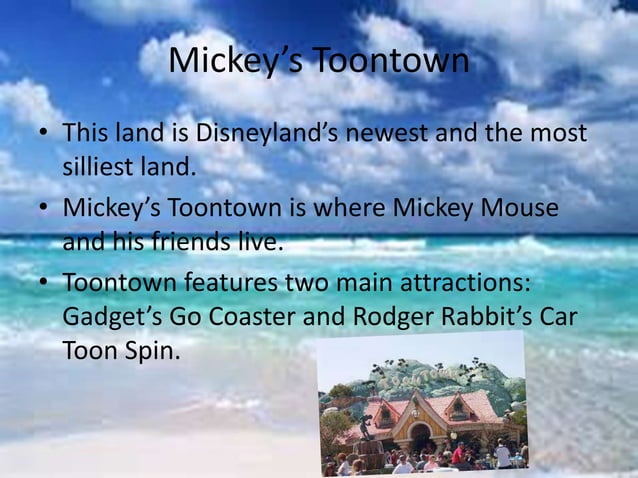 Disneyland | PPTX | Amusement and Theme Parks | Attractions