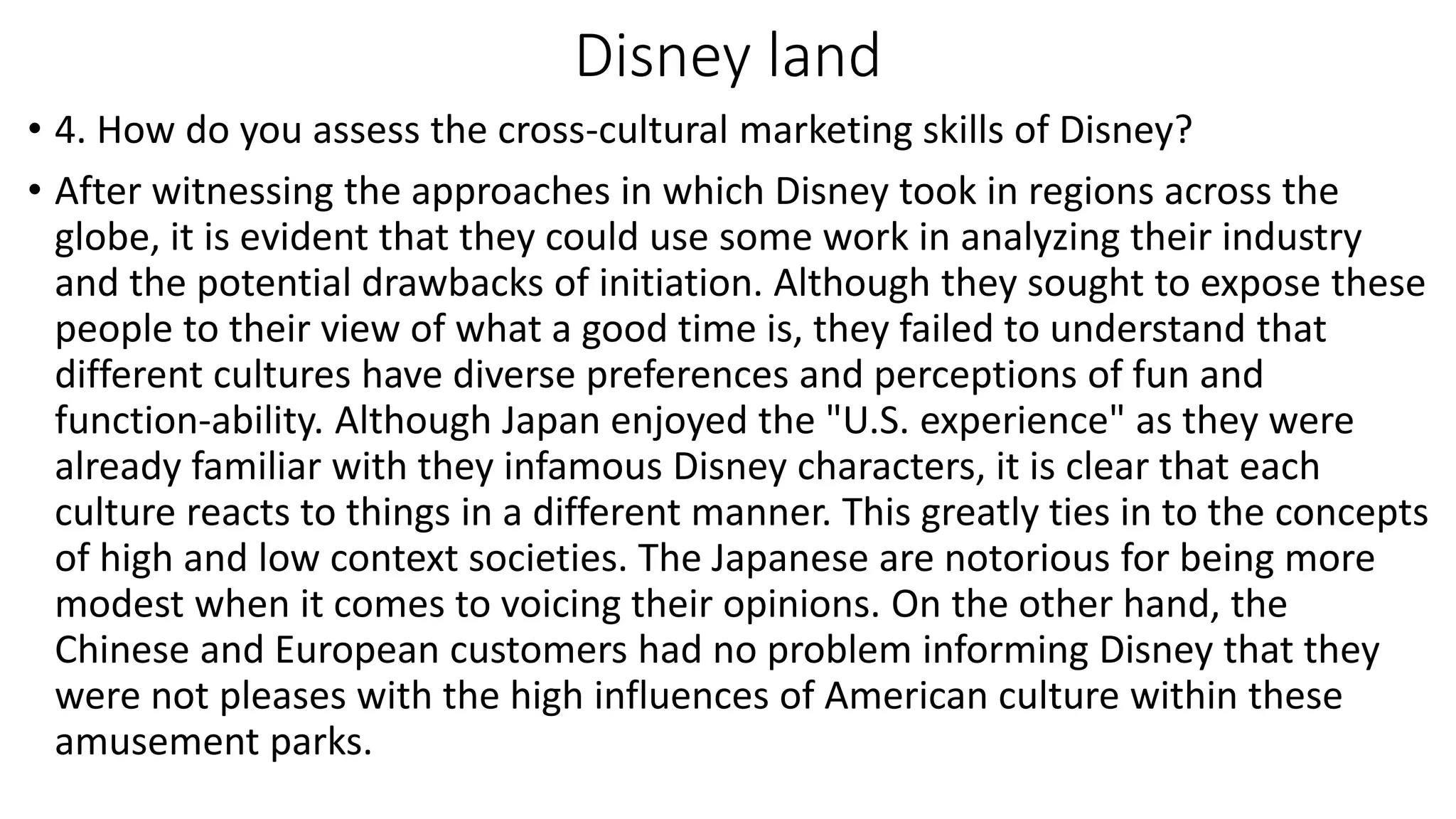 Disney land case study | PPTX