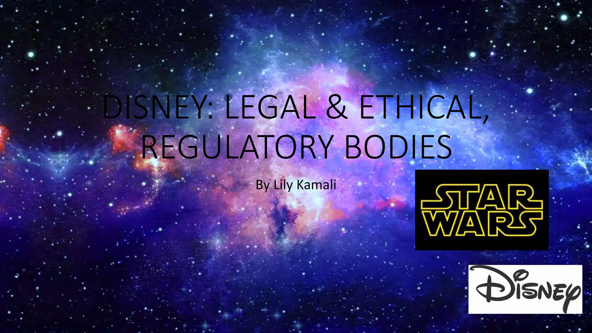 Disney legal ethical regulatory bodies | PPTX