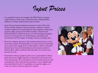 Disney microeconomics presentation | PDF | Home Entertainment Systems ...