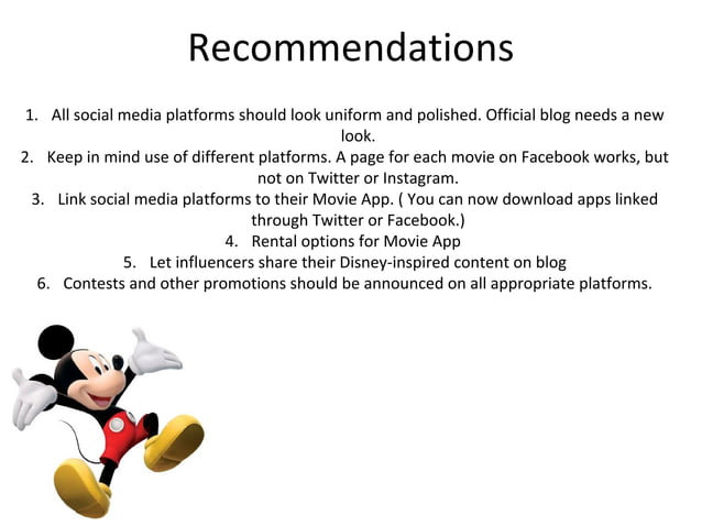 Disney Movie Social Media Analysis | PPT
