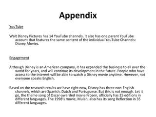 Disney Movie Social Media Analysis | PPT