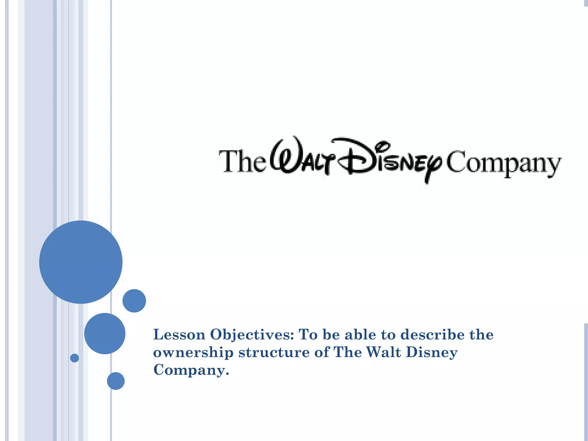 Disney Ownership | PPT