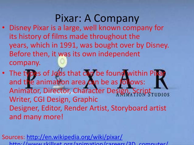 Disney Pixar | PPTX