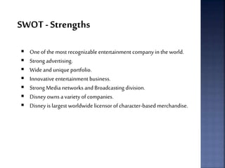 Disney - Case Study | PPTX | Family/Children | Genres