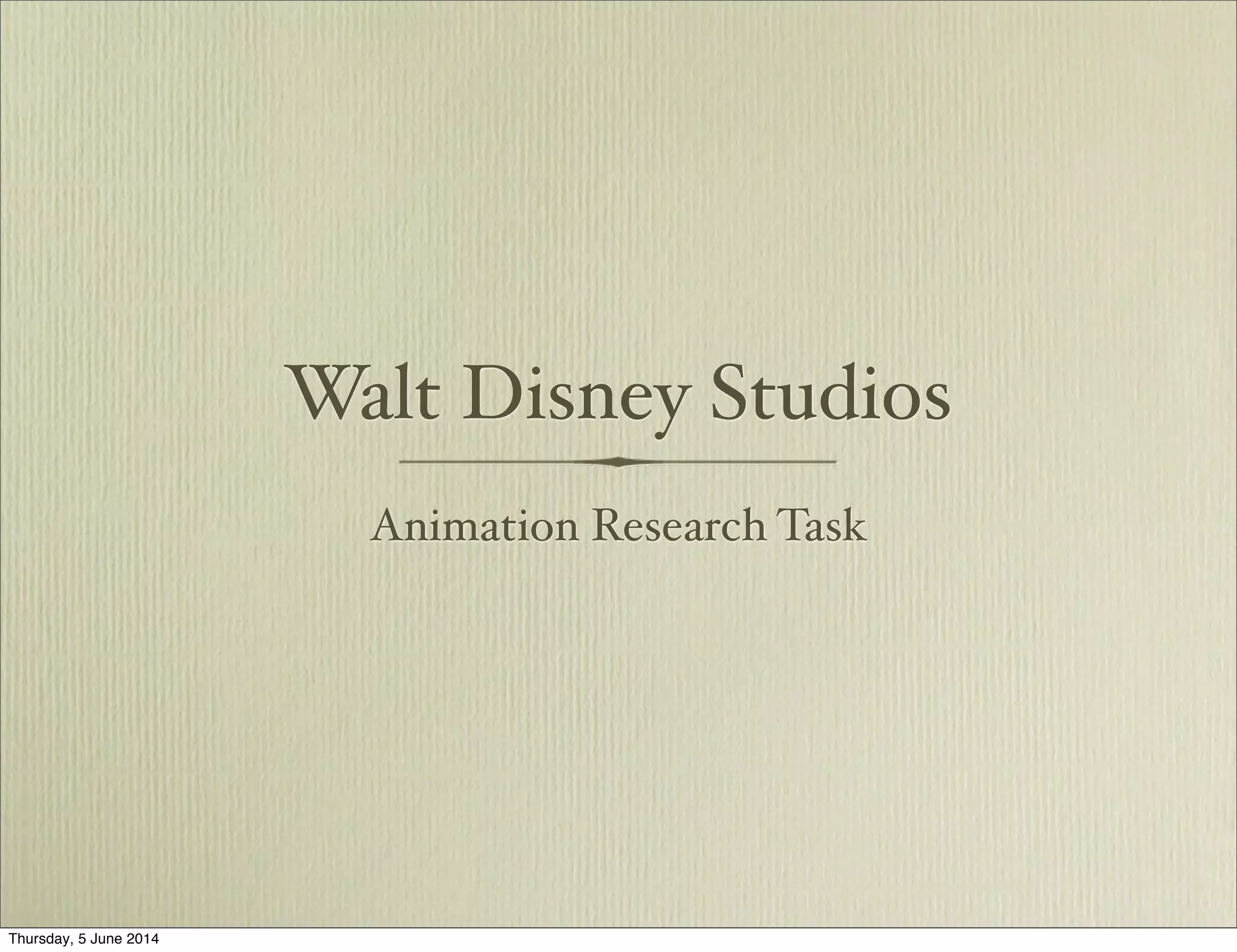 Animation Studio Research | PDF | Computer Animation | Computer Software and Applications