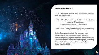 Disney - History and market share | PPT
