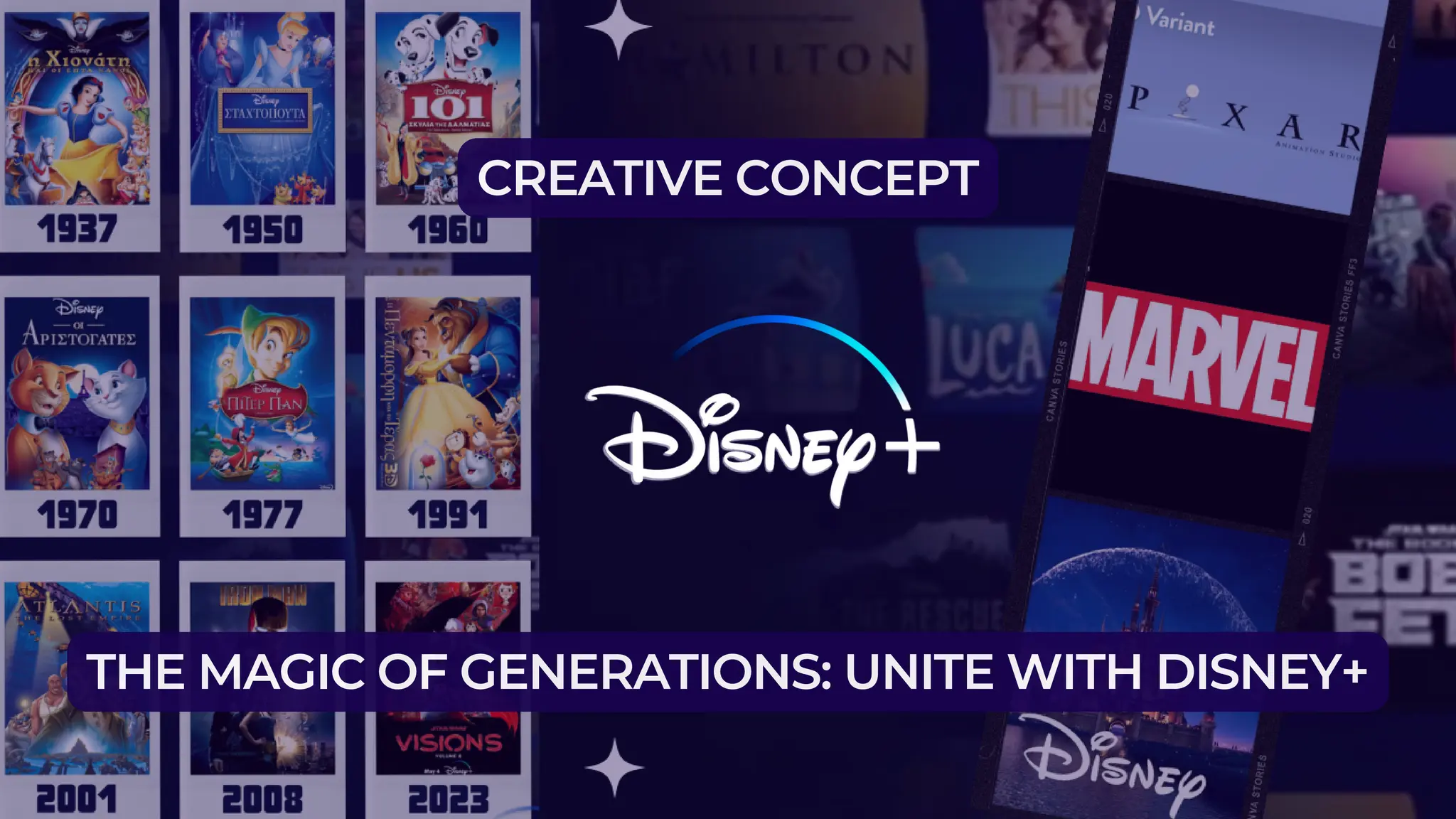 A complete digital marketing strategy presentation for Disney+. | PPT
