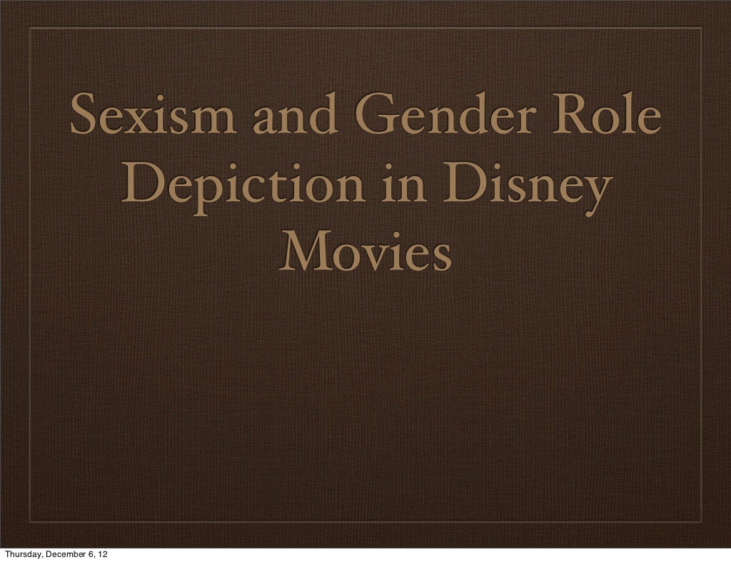Disney Sexism Pdf