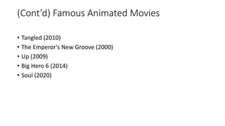 Disney’s Famous Movies & Series.pptx