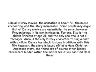 Disney's frozen | PPT